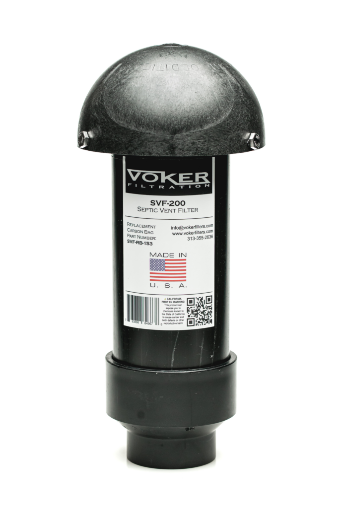 Voker Stack Vent Filter (2") - Voker Manufacturing