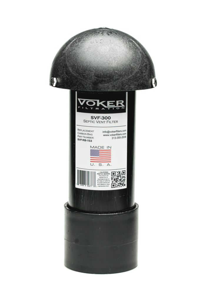Voker Stack Vent Filter (3") - Voker Manufacturing
