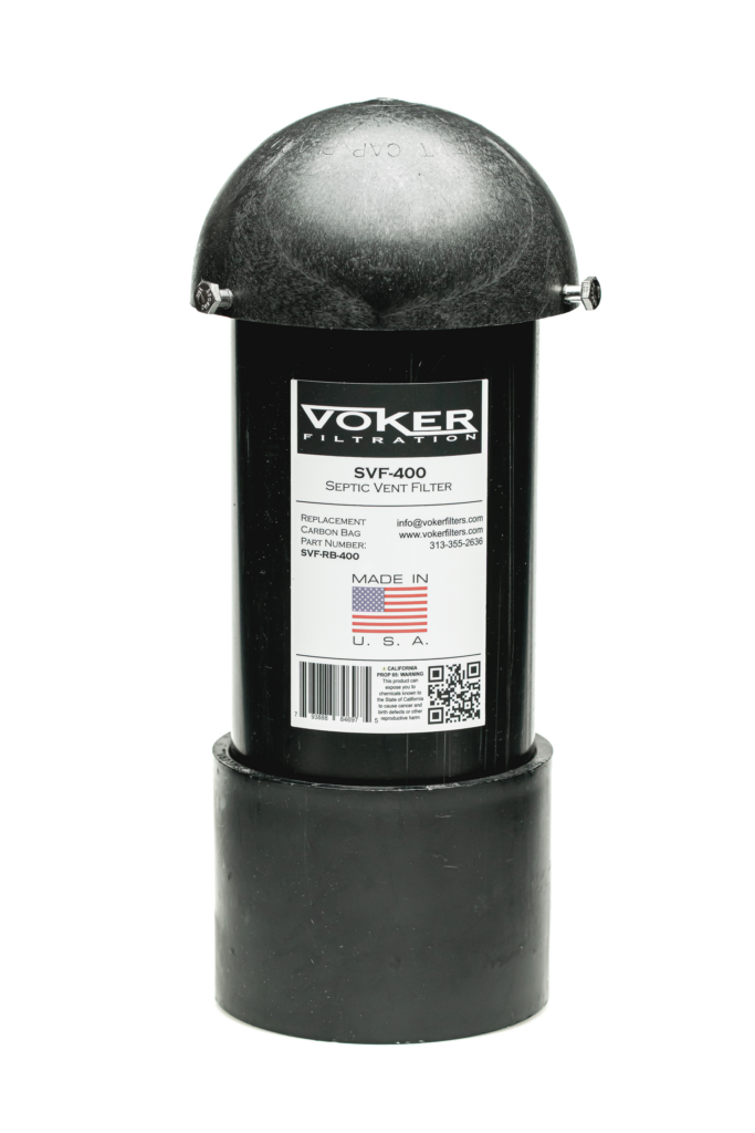 Voker Stack Vent Filter (4") - Voker Manufacturing